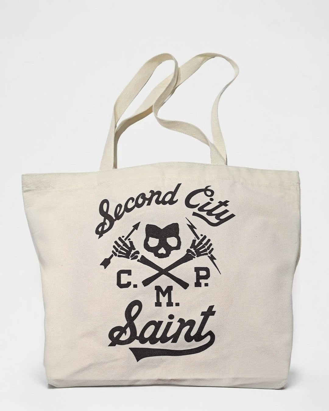 CM Punk Second City Saint Ivory Tote Bag