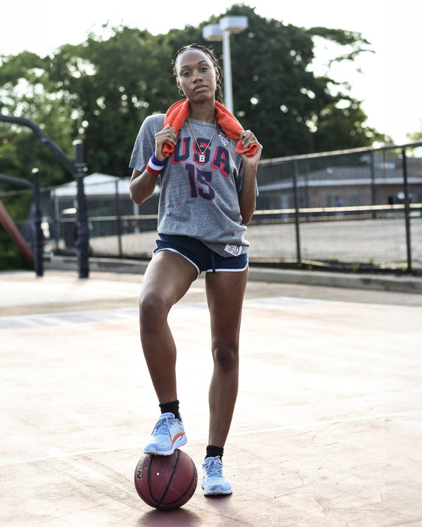 Melo Anthony Games USA Grey Tee - Roots of Fight